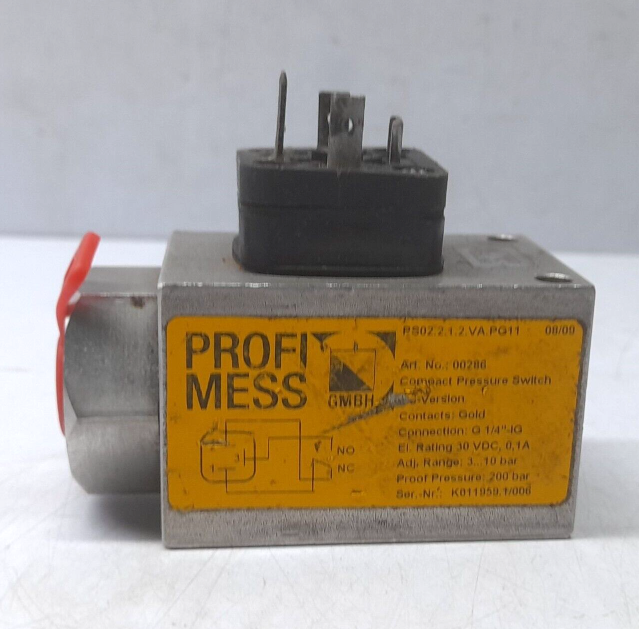 Profi Mess PS02.2.1.2.VA.PG11 Compact Pressure Switch – S N Marine