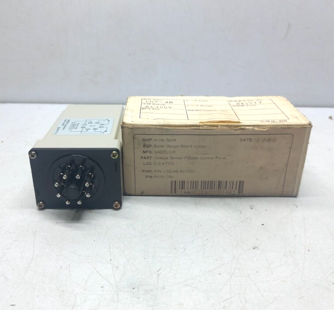 Omron LG2-AB Voltage Sensor Reset 70 to 115% Set 75 to 120% Voltage 10 – S N Marine