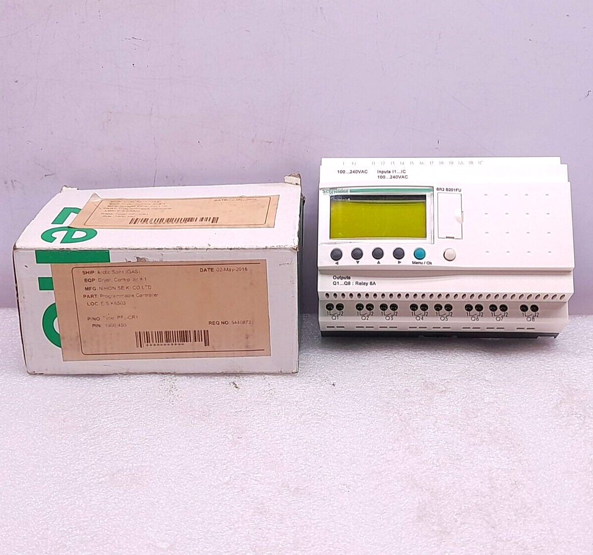 Schneider Zelio SR2 B201FU Smart Relay SR2 With Clock 100-240VAC 12In – S N Marine