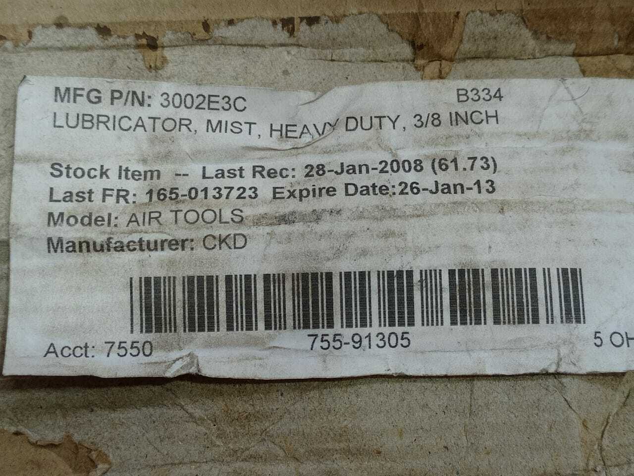 CKD Wilkerson 3002E-3C Lubricator Mist Heavy Duty 3/8 Inch – S N Marine