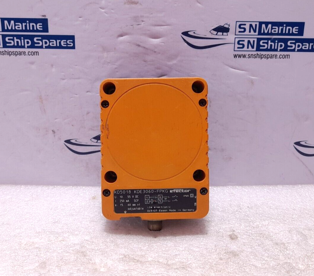 IFM Efector KD5018 KDE3060-FPKG Capacitive Sensor 10-55VDC 250mA SCP S – S N Marine