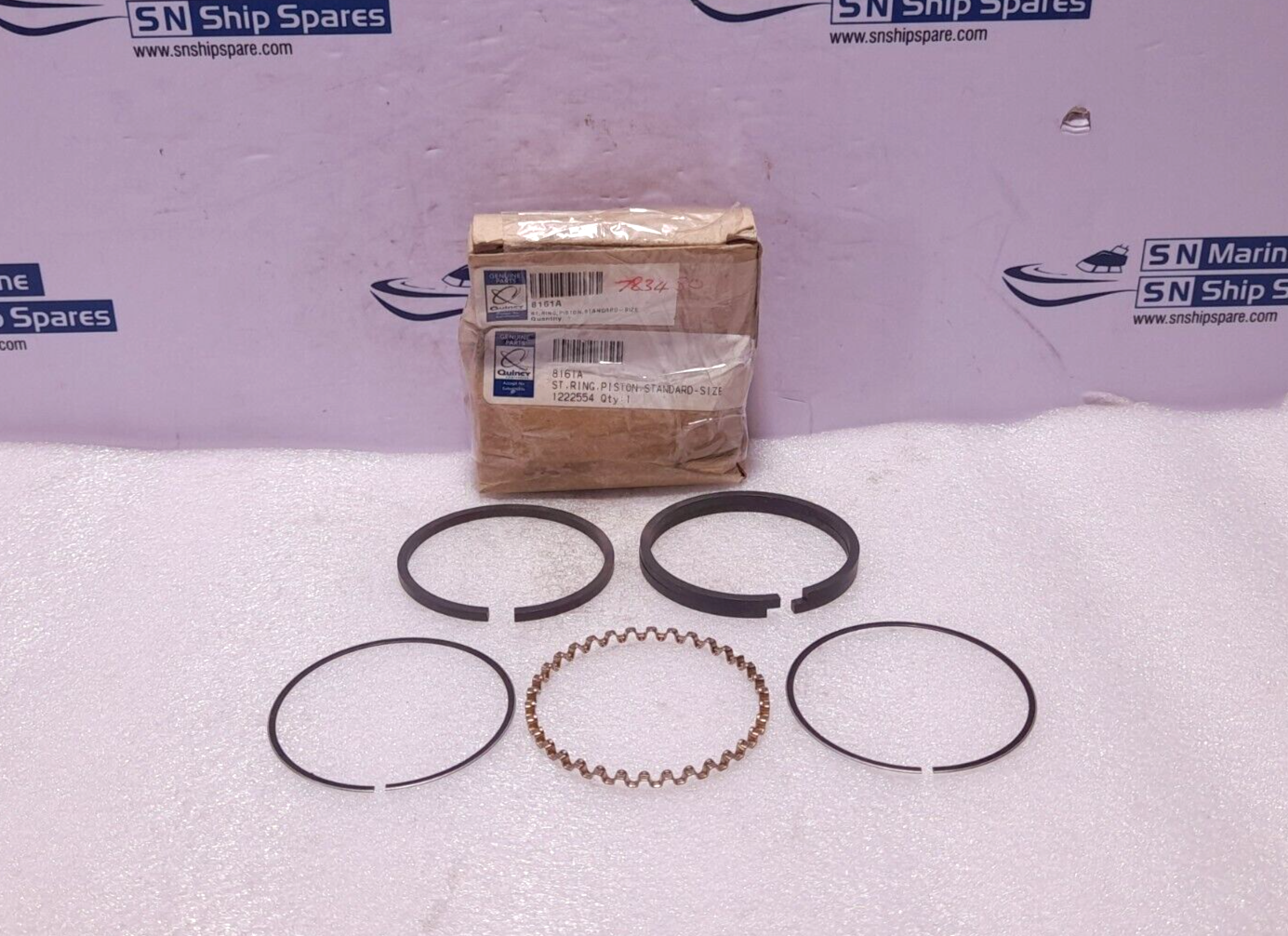 Quincy Compressor 8161A Standard Size Piston Ring Set – S N Marine