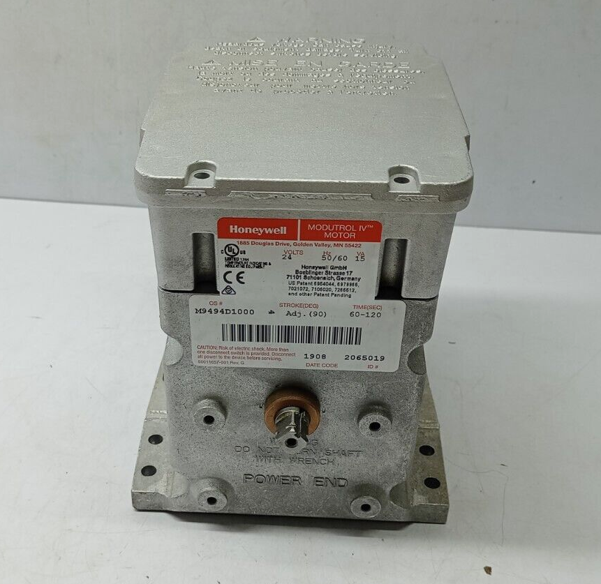 Honeywell M9494D1000 Modutrol Motor / 24V 50/60Hz / 4-20 MA Input / 15 ...