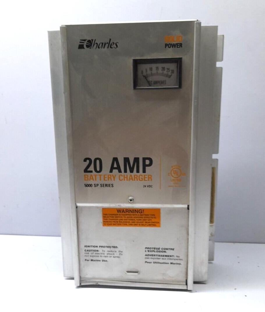 Charles 20 Amp Battery Charger 5000 SP Series 24VVDC Solid Power – S N Marine