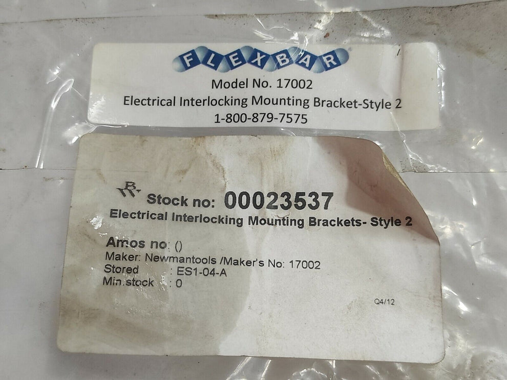 Flexbar 17002 Electrical Interlocking Mounting Bracket Style 2 – S N Marine