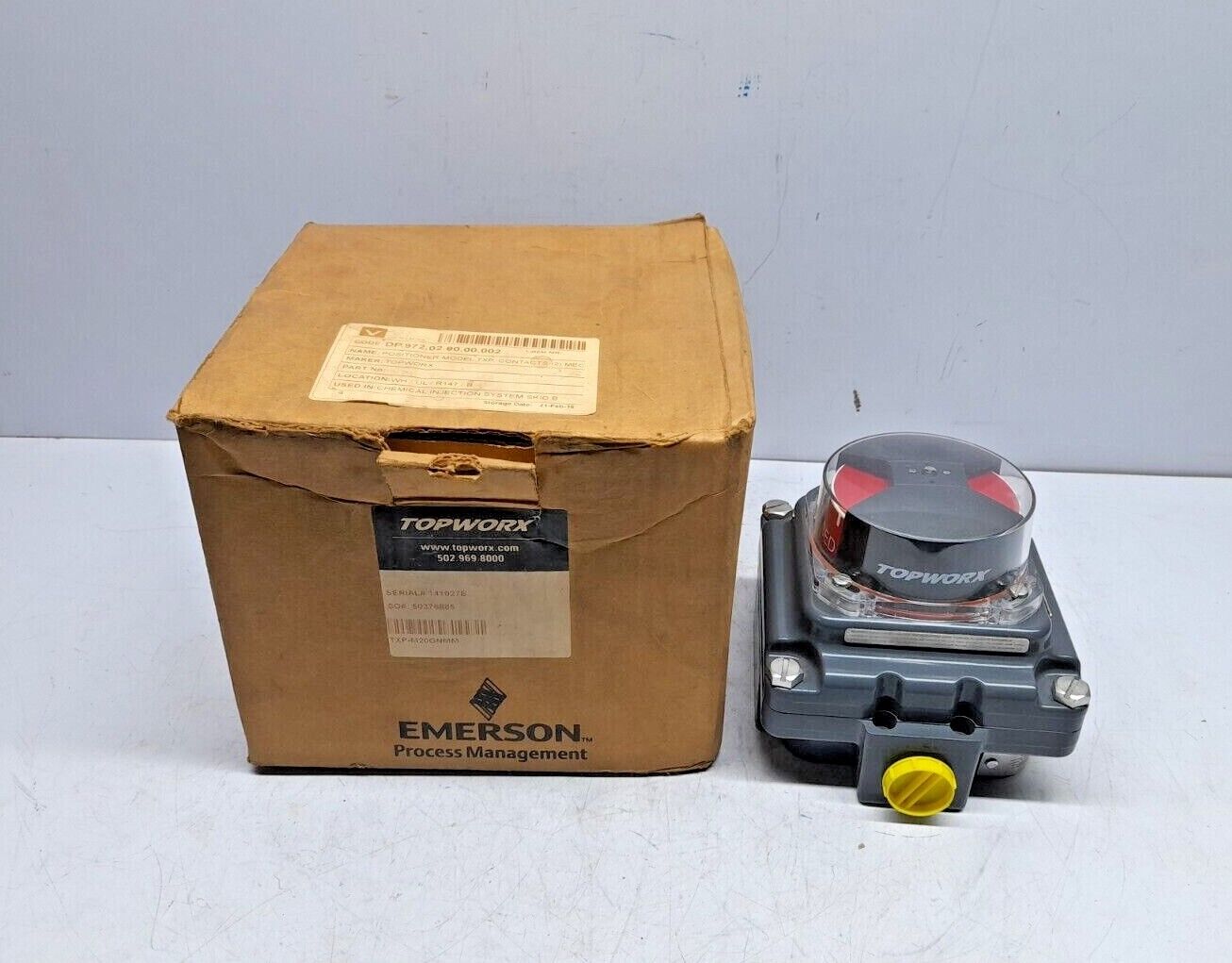 Emerson Topworx TXP-M20GNMM Positioner – S N Marine