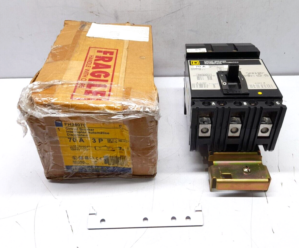Square D FH36070 Circuit Breaker 600V~ 250VDC 50_60Hz 70A 3P – S N Marine