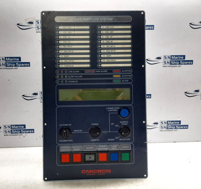 Omicron OGS 3.1 Display Rev 1.01 JE 178 020 DIS 3.1 Rev H Gas Sampling ...