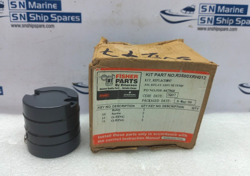 Fisher Parts R3580XRH012 Replacements Kit For High Temperature Relay ...