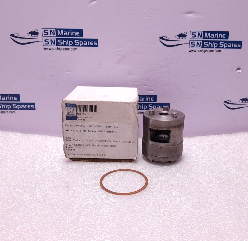 Quincy 7277XU Suction Valve Assembly – S N Marine