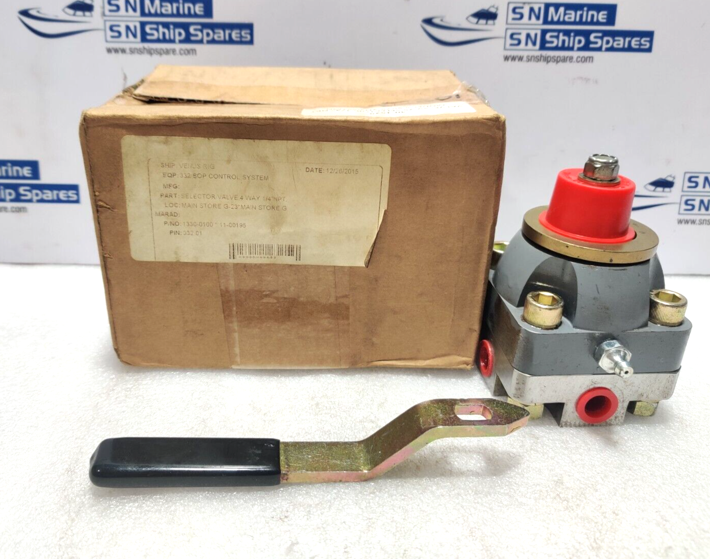 Shearflo Valve & Regulator 10338 Four Way Selector Valve ¼”NPT 40-1529 ...