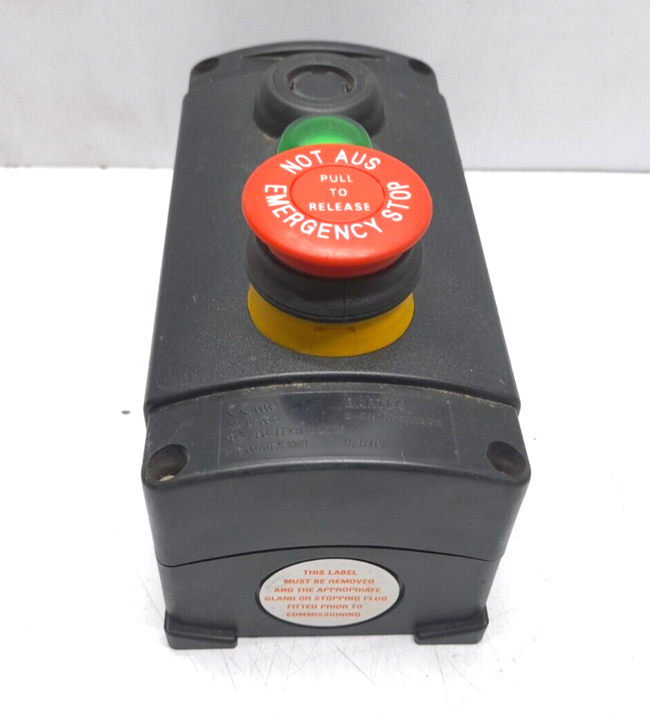 Bartec 07-3513 Push Button Control Station PTB 00 ATEX 1068 Ui 690V – S ...