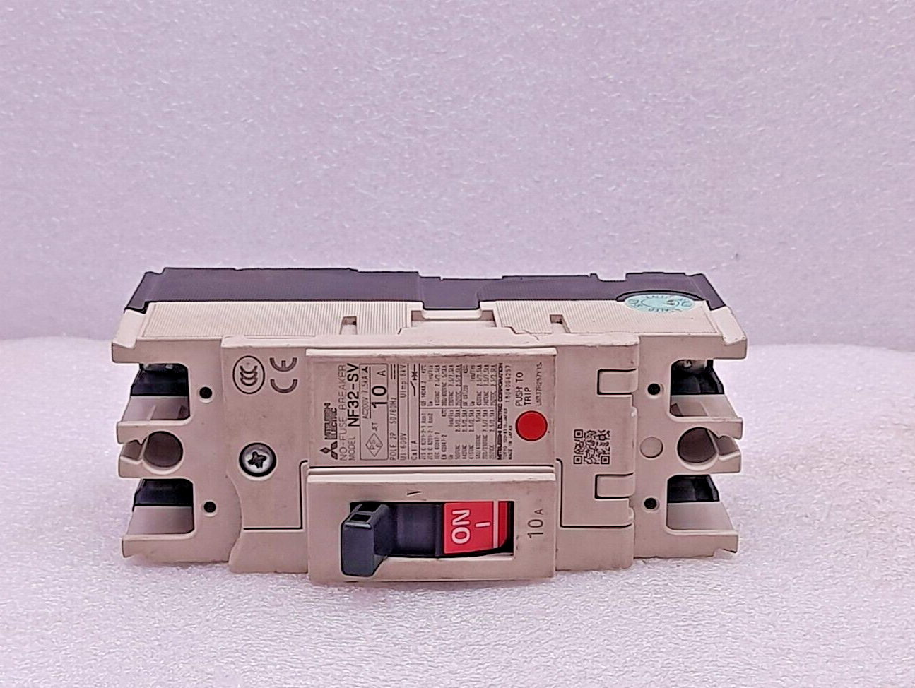 Mitsubishi Electric NF32-SV No-Fuse Breaker 2P 200Vac 7.5KA 10A 50/60H ...