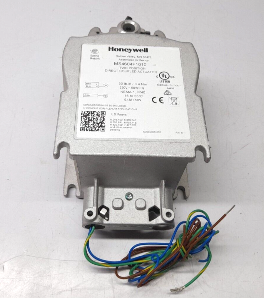 Honeywell MS4604F1010 Two Position Direct Coupled Actuator 230V 50/60H ...