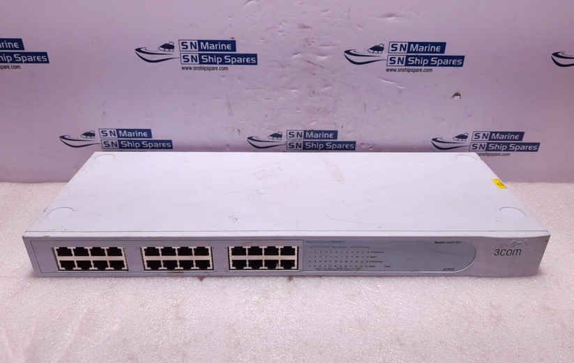 3Com Baseline Switch 2824 /3C16479 100-240V 50/60Hz 10015151 24Ports – S N Marine