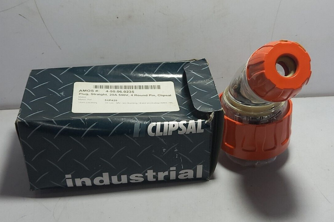Clipsal 56PA520 Angled Plug / Three Phase, 5 Pin / 20A / 500V 50Hz – S ...