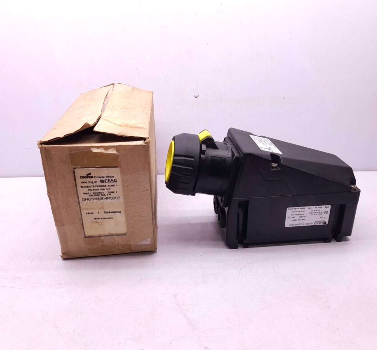 Cooper Crouse Hinds CEAG GHG5114304R0002 Power Connector Wall Socket ...