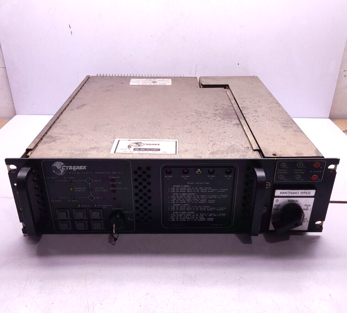 Cyberex CRM-10030-226-240 Digital Static Transfer Switch – S N Marine