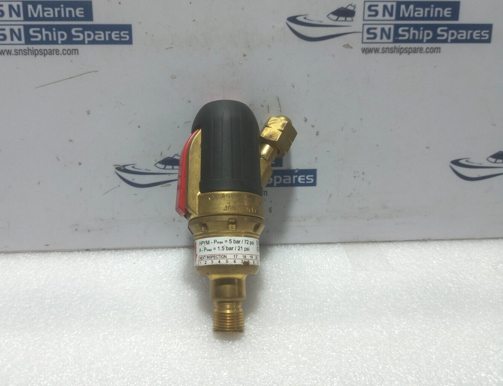GCE Safe-Guard-5 EN 730-1 Gas Valve Pmax= 5bar/72psi – S N Marine