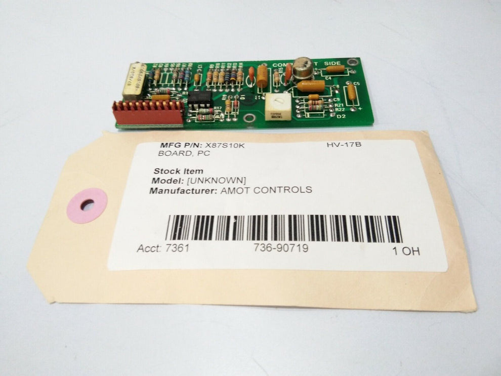 AMOT CONTROLS RONAN X87-1002C X87S10K PCB – S N Marine
