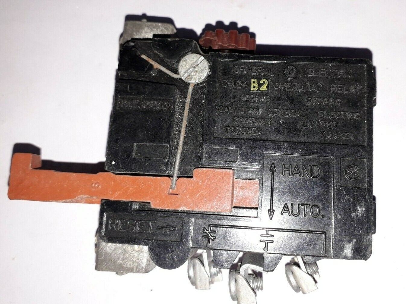General Electric CR124B2 Overload Relay 600vac 250vdc – S N Marine