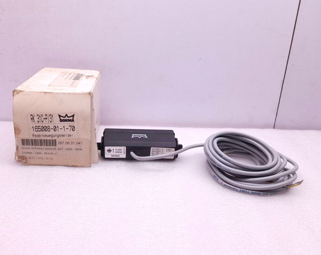 Dorma RK 31C-P/31 Radar Movement Detector 165008-01-1-70 Door Opening ...