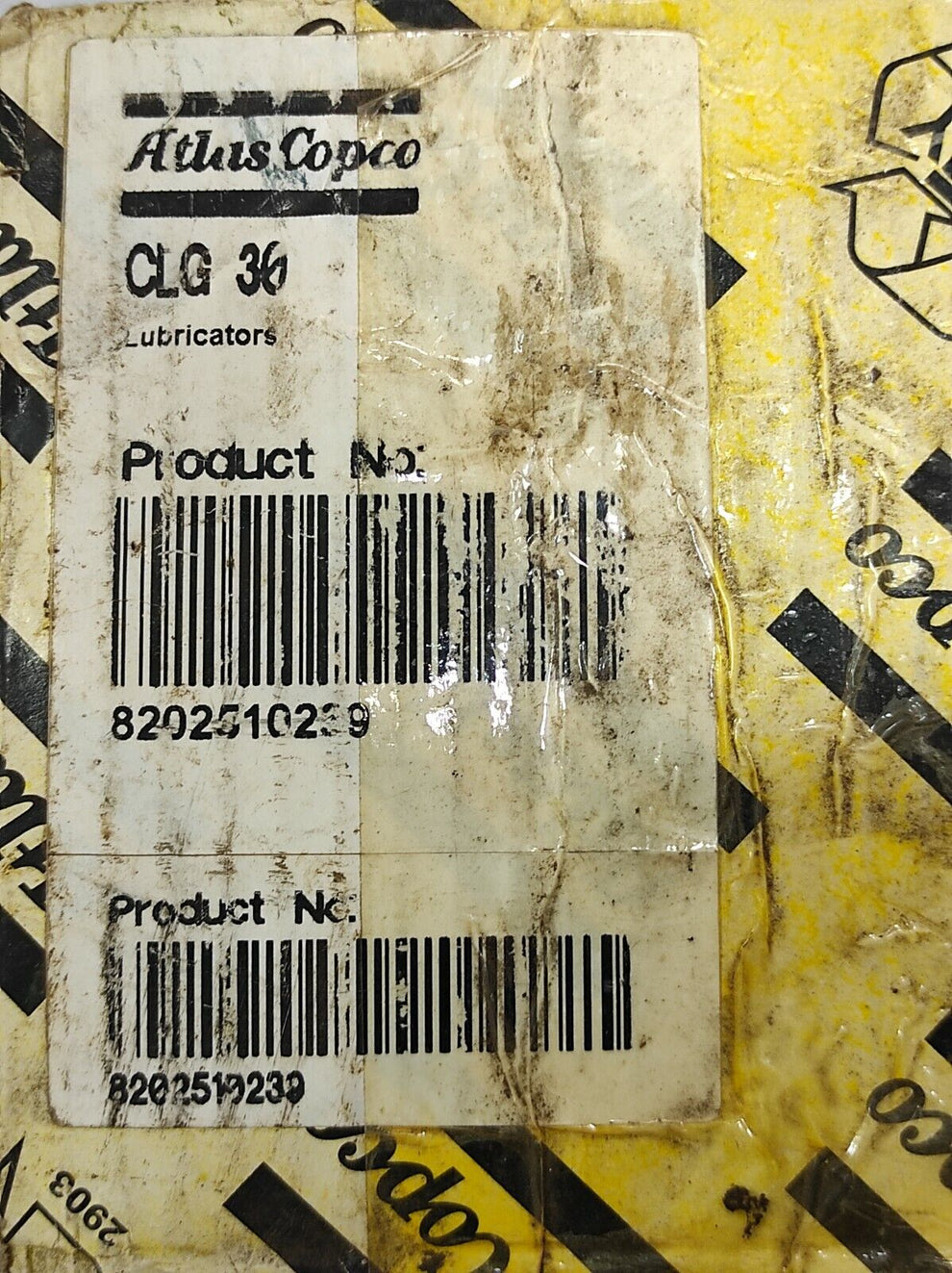 Atlas Copco CLG 30 Lubricator Type Pmax bar(e) 20(290psi) – S N Marine