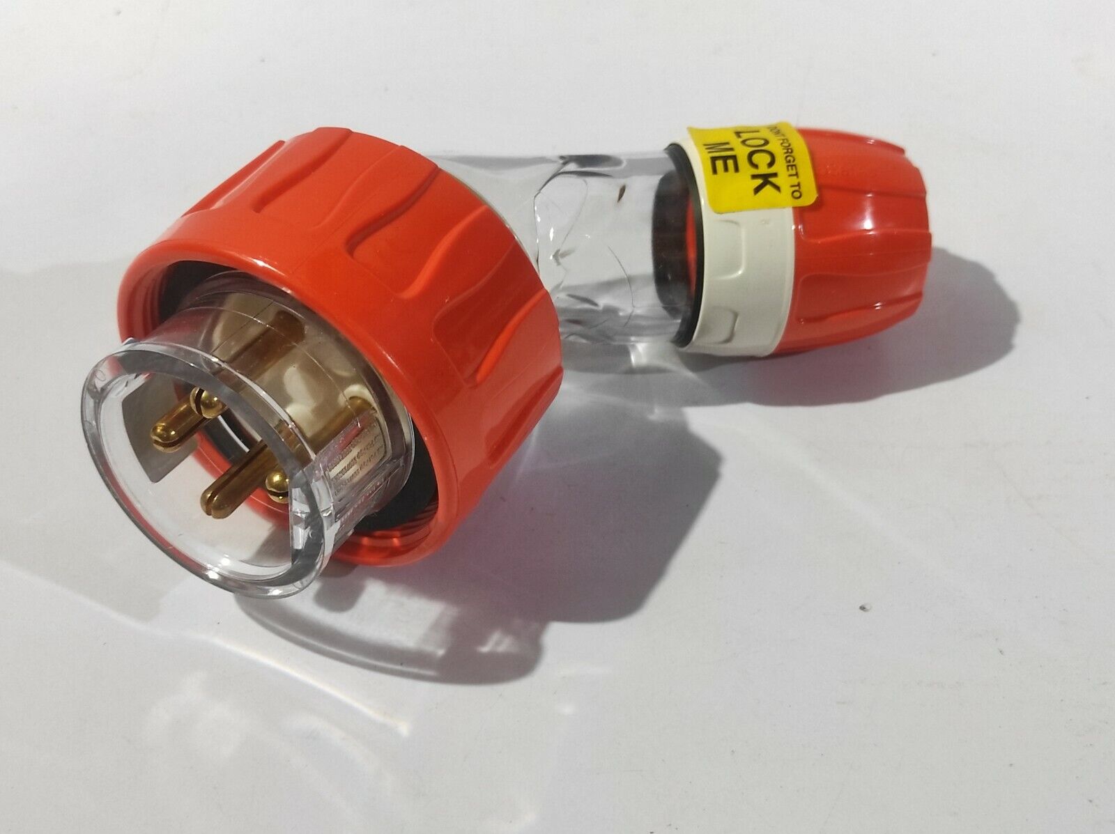 Clipsal 56PA420 Angled Plug Three Phase 4Pin 20A 500V IP66 50Hz 56 Ser ...