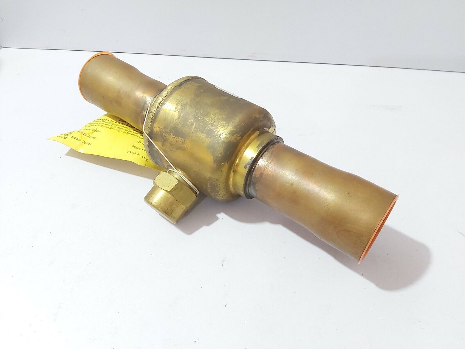 HENRY 905613 REFRIGERANT BALL VALVE 1 5/8" ODS CONNECTIONS 500 PSIG 34 ...