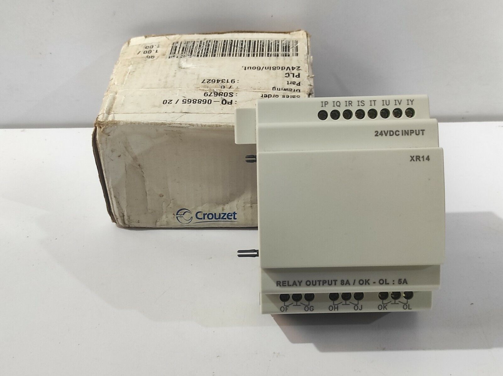 Crouzet XR14 88 970 231 Extension Unit 24VDC 3.5W Max 8A or 5A/250VAC ...