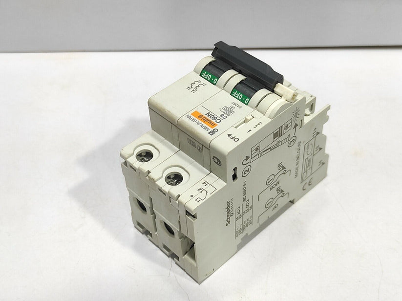Merlin Gerin Multi 9 C60N C6 Circuit Breaker With Schneider 26924 Auxi – S N Marine