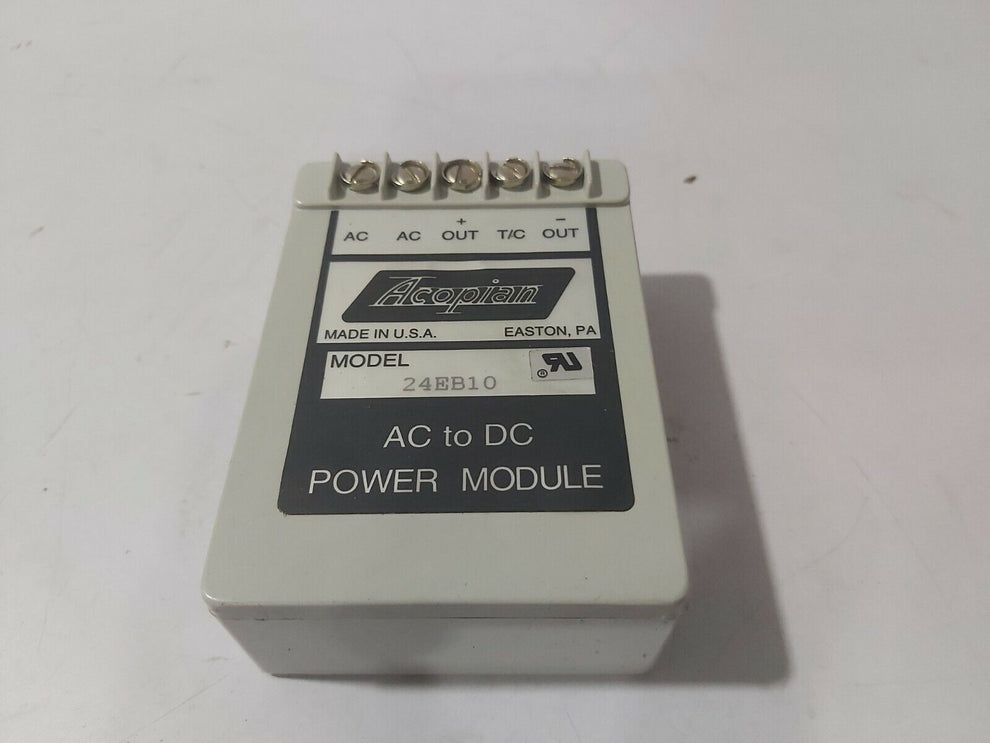 ACOPIAN 24EB10 AC TO DC POWER MODULE – S N Marine