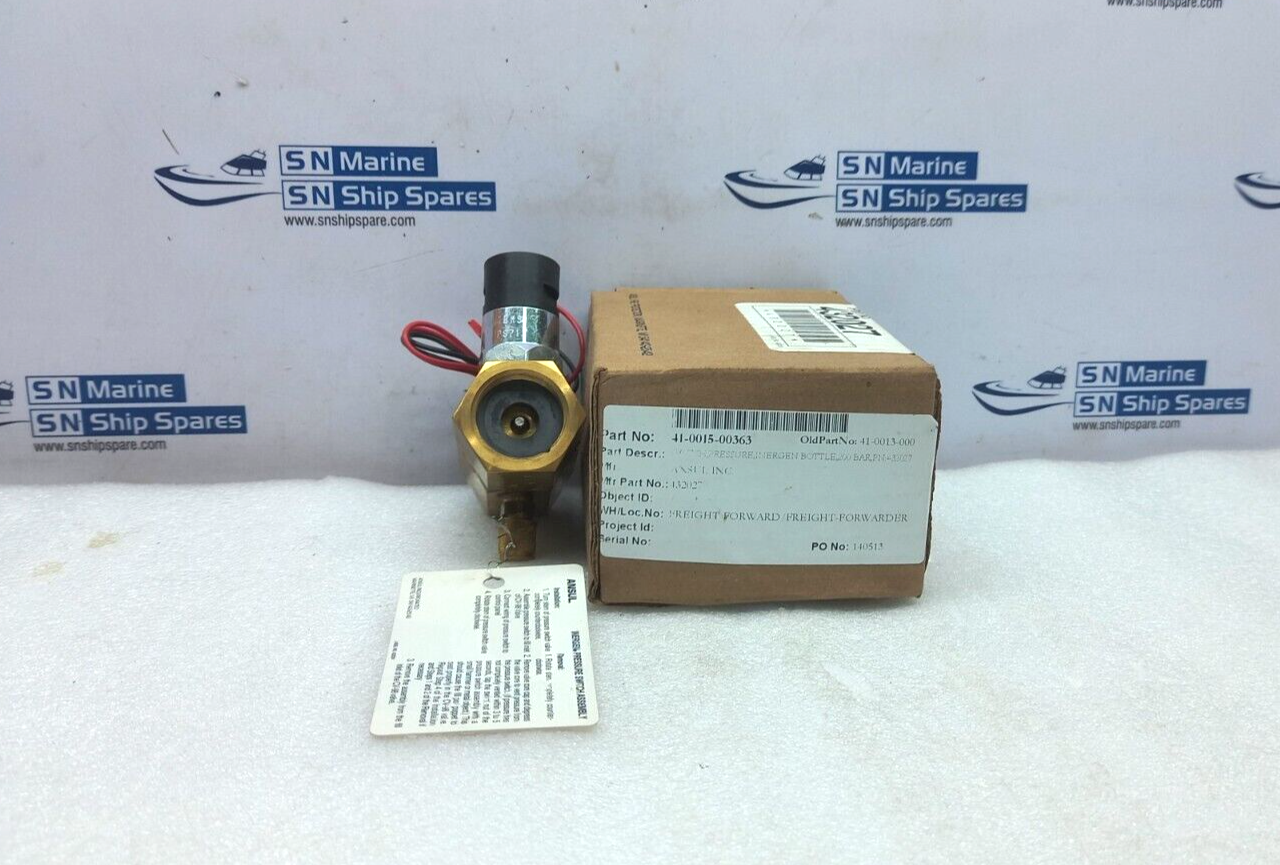 Ansul Fire Protection 432027 INERGREN Pressure Switch 200Bar 41-0015-0 ...