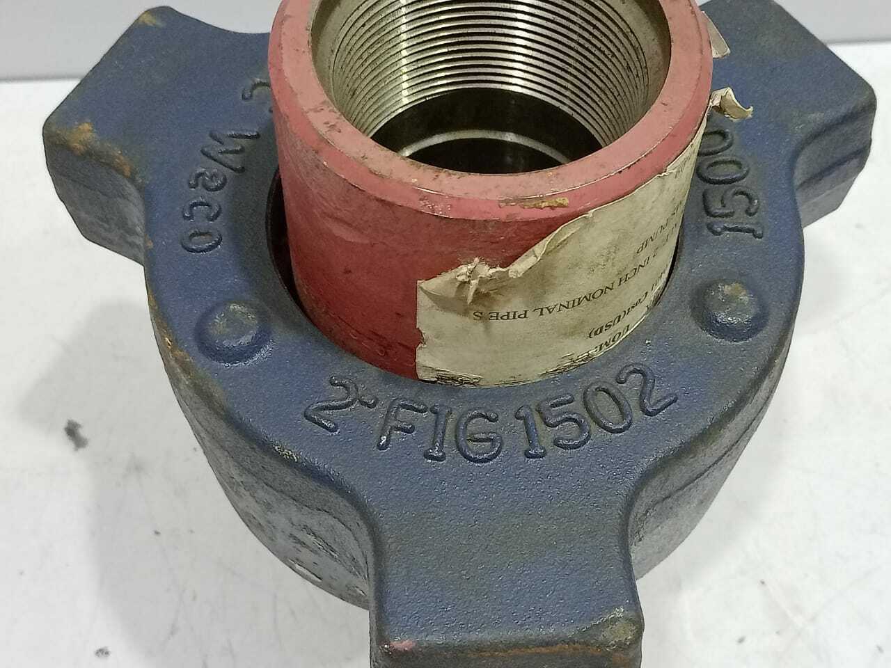 FMC Fluid 3201572 Connector Female 2 Inch FMC Weco 15000CWP 2-FIG 1502 ...