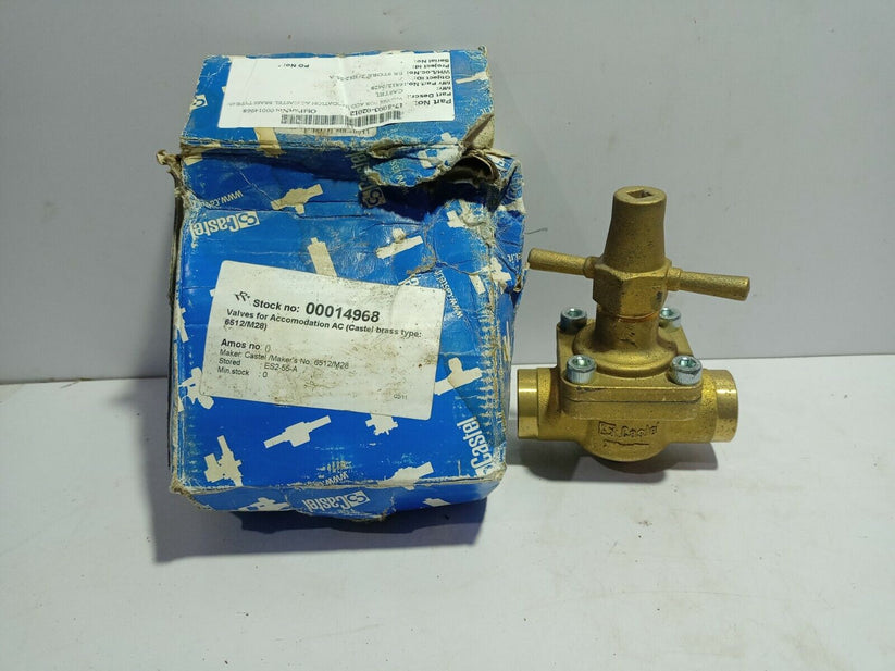 Castel 6512/M28 Globe Valves for Accommodation AC – S N Marine