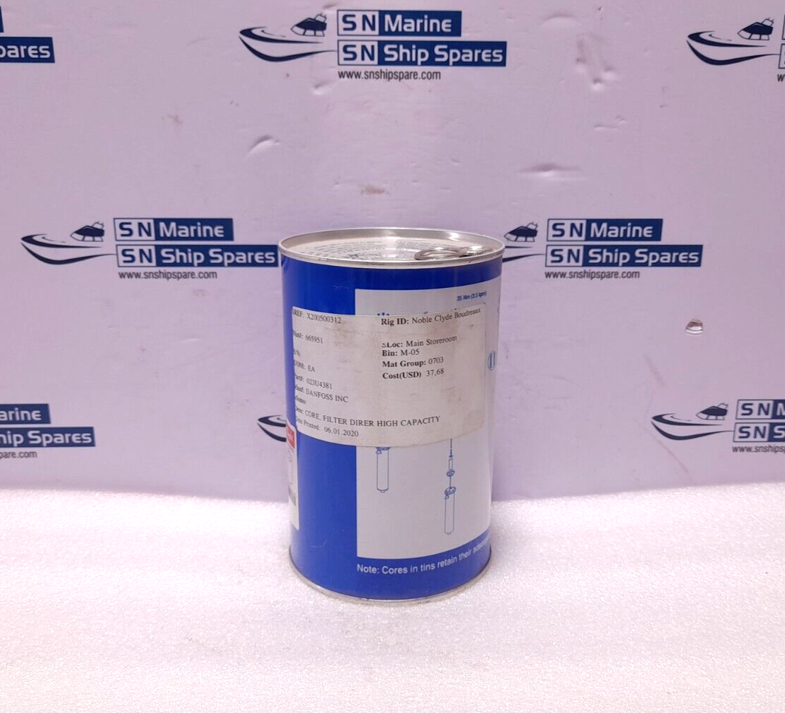 Danfoss 023U4381 Eliminator Replaceable Filter Drier Core – S N Marine