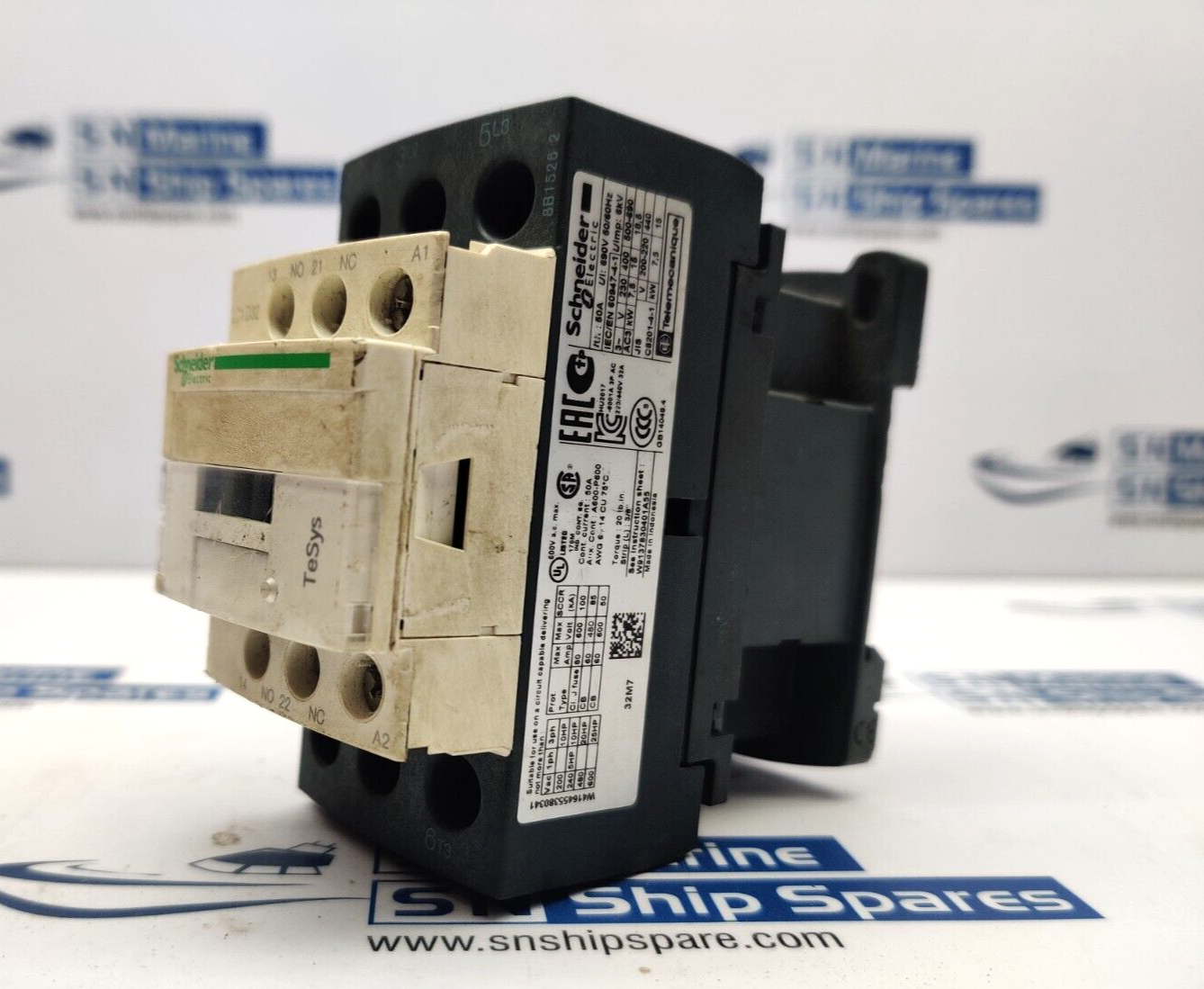 Schneider Electric LC1D32 Contactor 220V 50/60Hz Telemecanique – S N Marine
