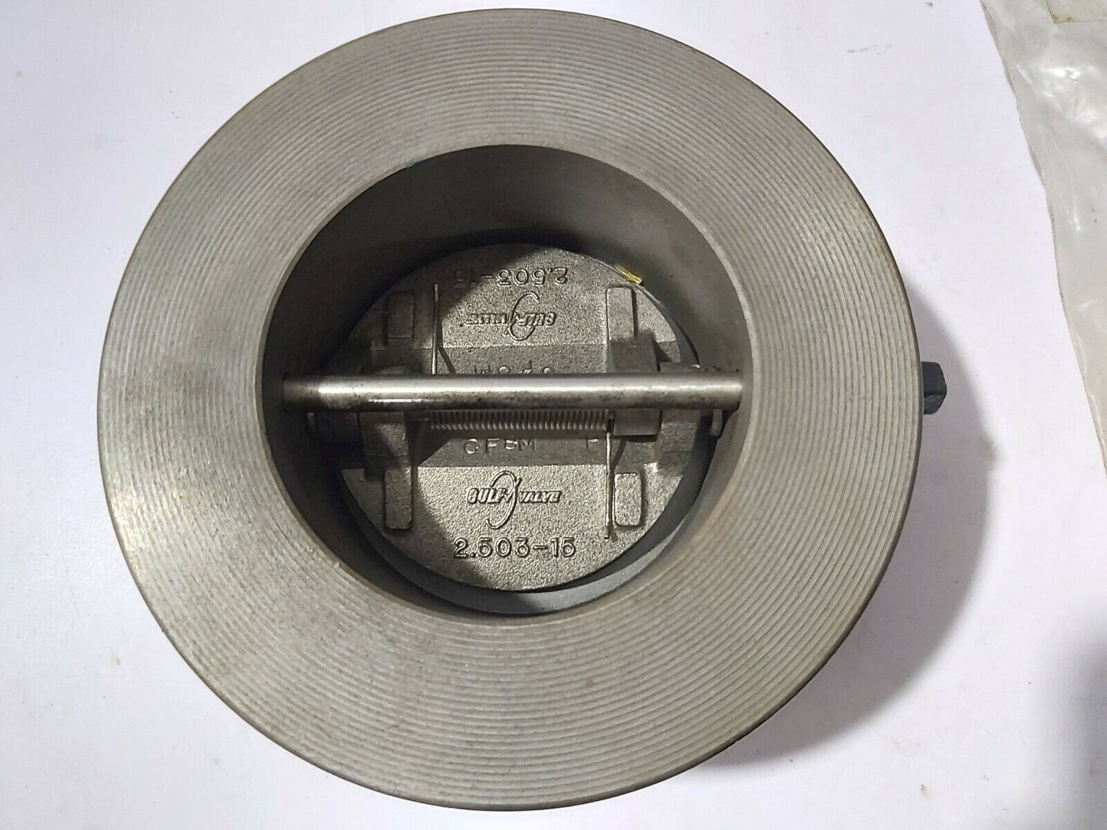 GULF VALVE MB12-5041-SF QUINCY 122220 WAFFER CHECK VALVE – S N Marine