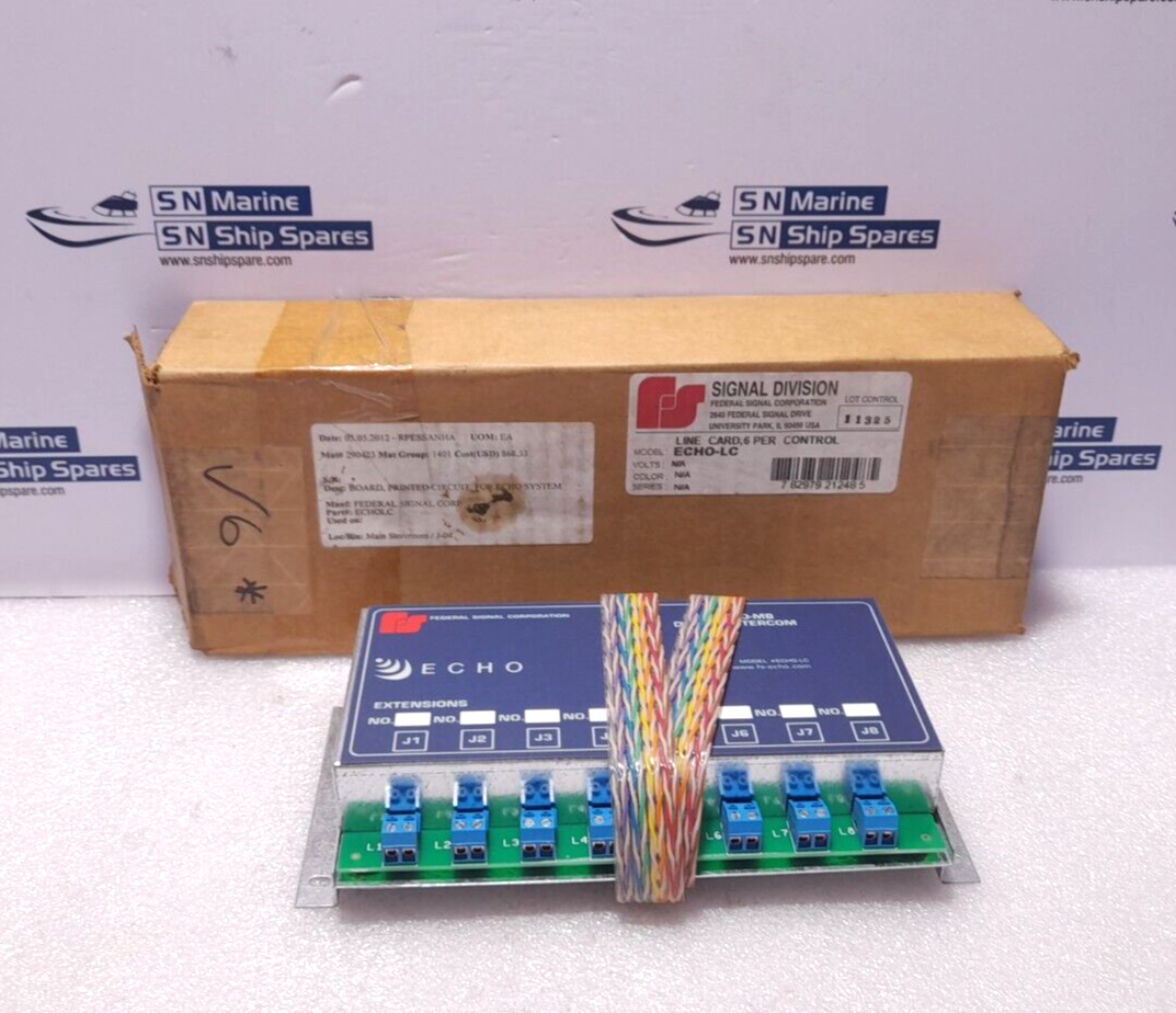 Federal Signal ECHO-LC Line Card 6 Per Control PCB For Echo System To ...