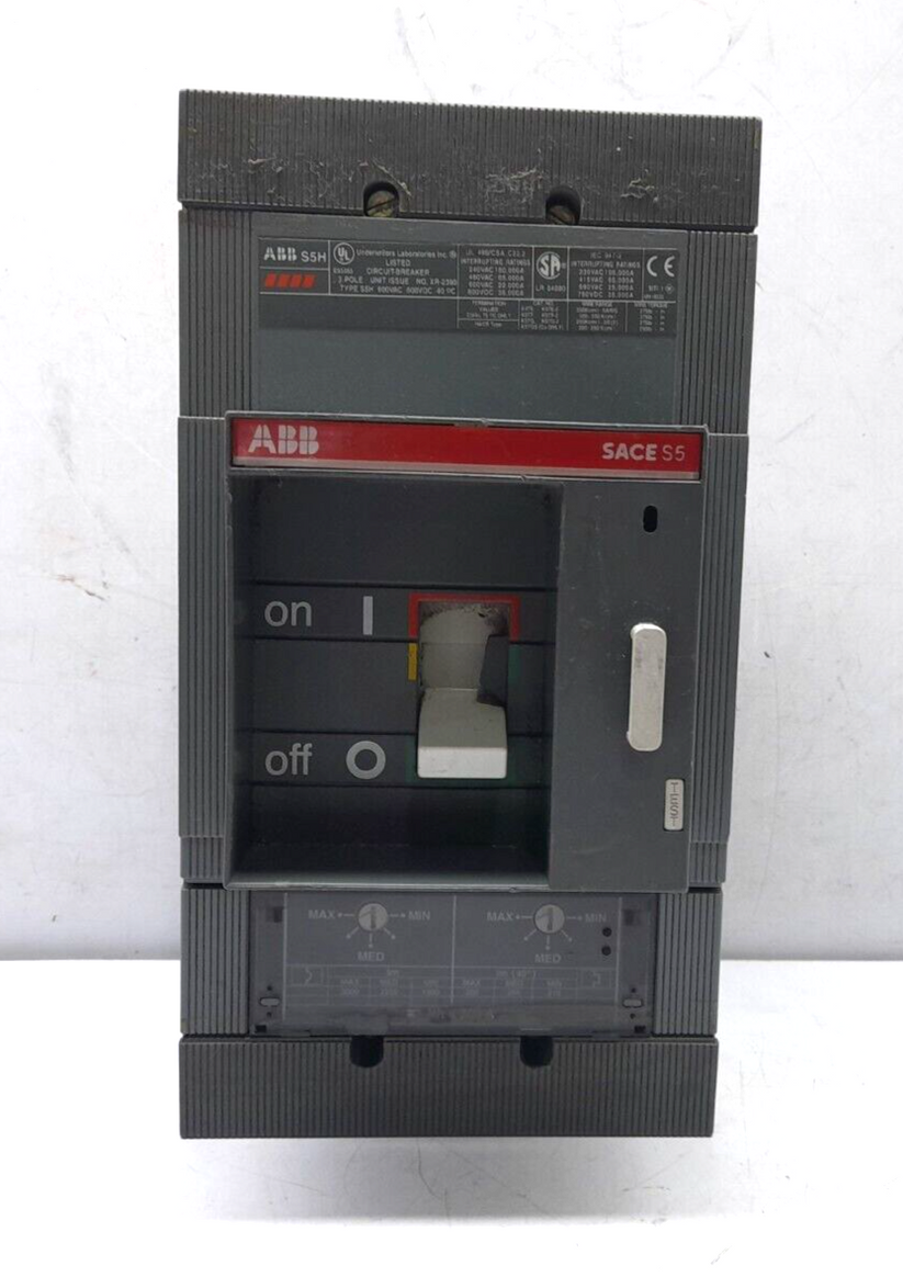 ABB SACE S5 S5H Circuit Breaker 300A 3P 600VAC 600VDC – S N Marine