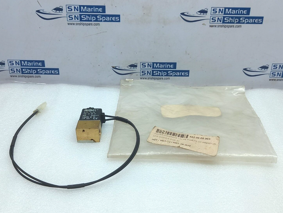 Rigel EVI 7/9 Water Solenoid Valve For Pilot Pressure AFS-202DS-E 12V ...