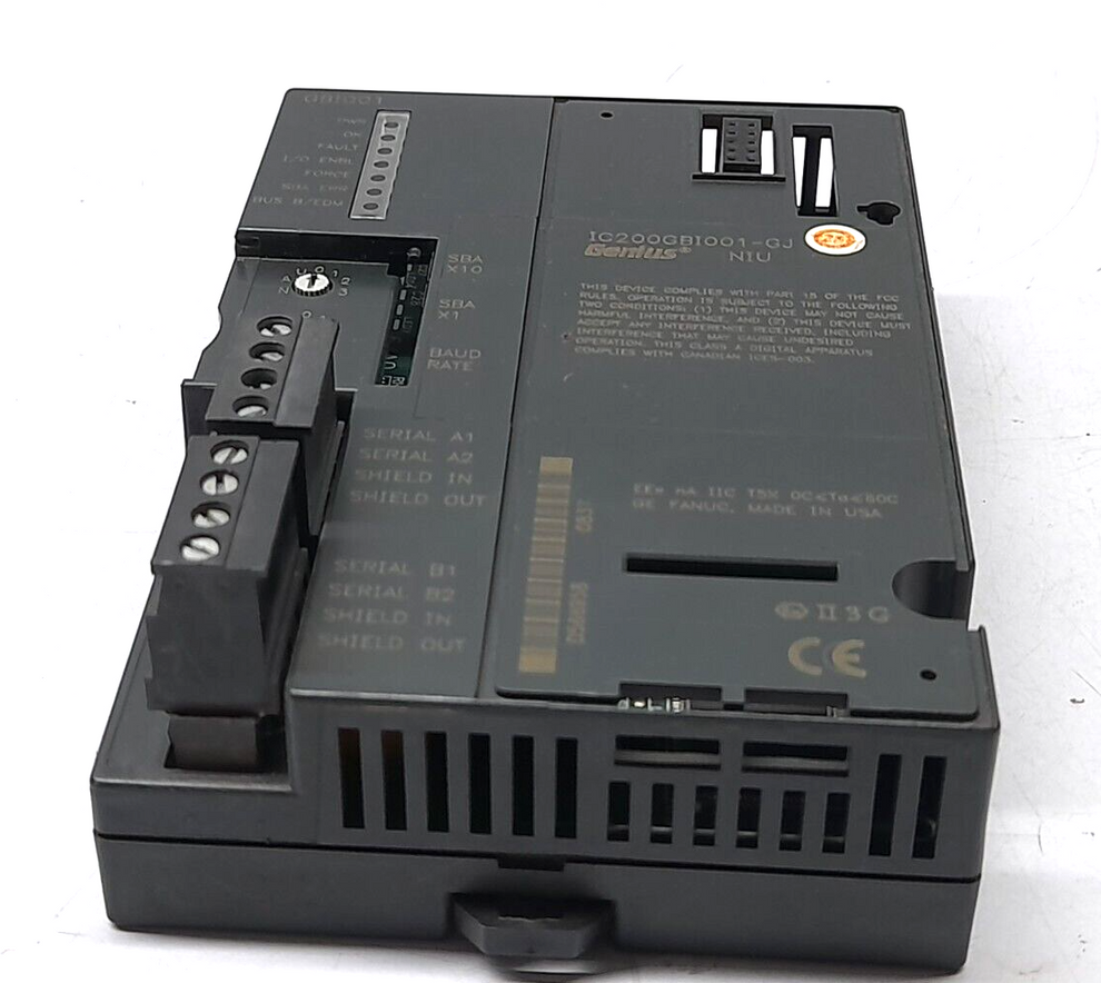 GE Fanuc IC200GBI001-GJ Genius NIU Network Interface Unit – S N Marine