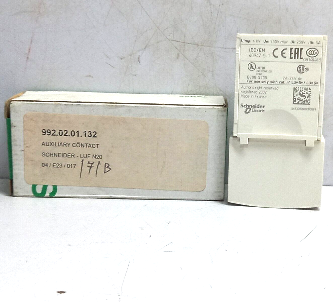 Schneider LUFN20 Auxiliary Contacts Module 1NC Auxiliary Contacts Modu ...