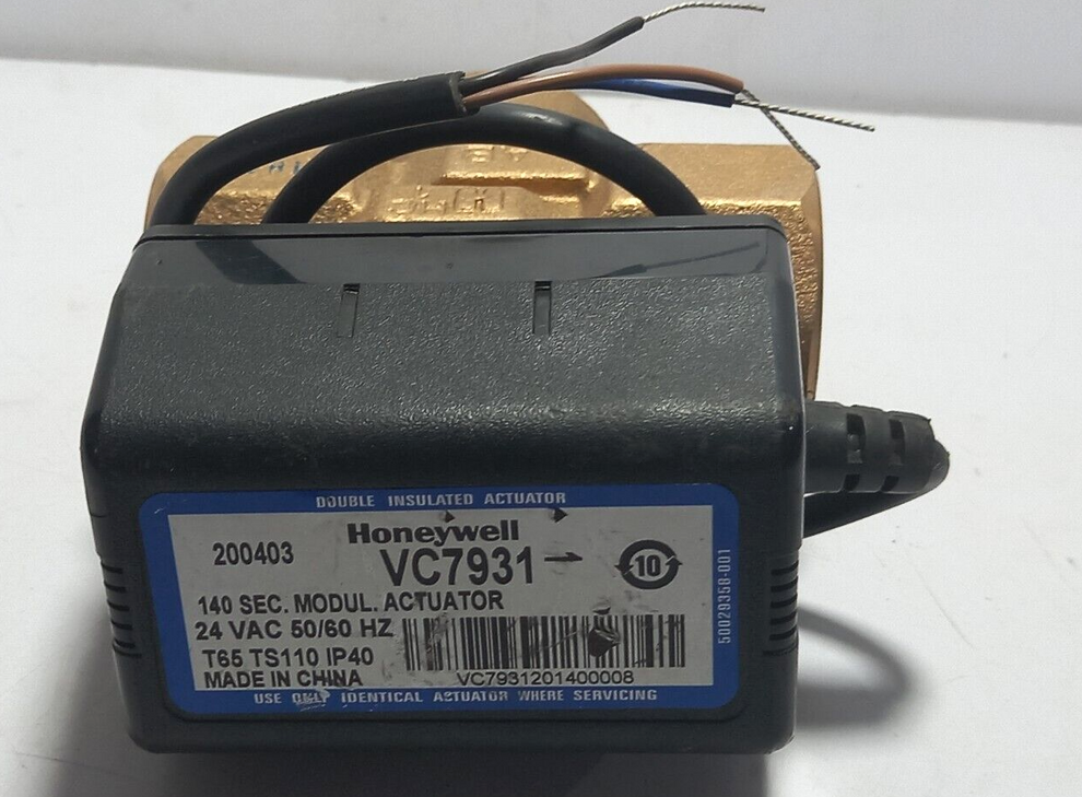 Honeywell VC7931 Modulating Control Valve / 140 Sec. Modul Actuator ...