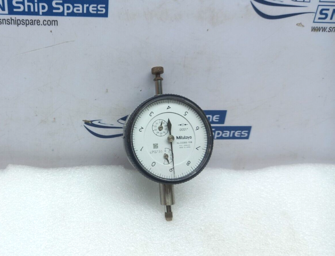 Mitutoyo 2358S-10 Dial Indicator Full Jeweled – S N Marine