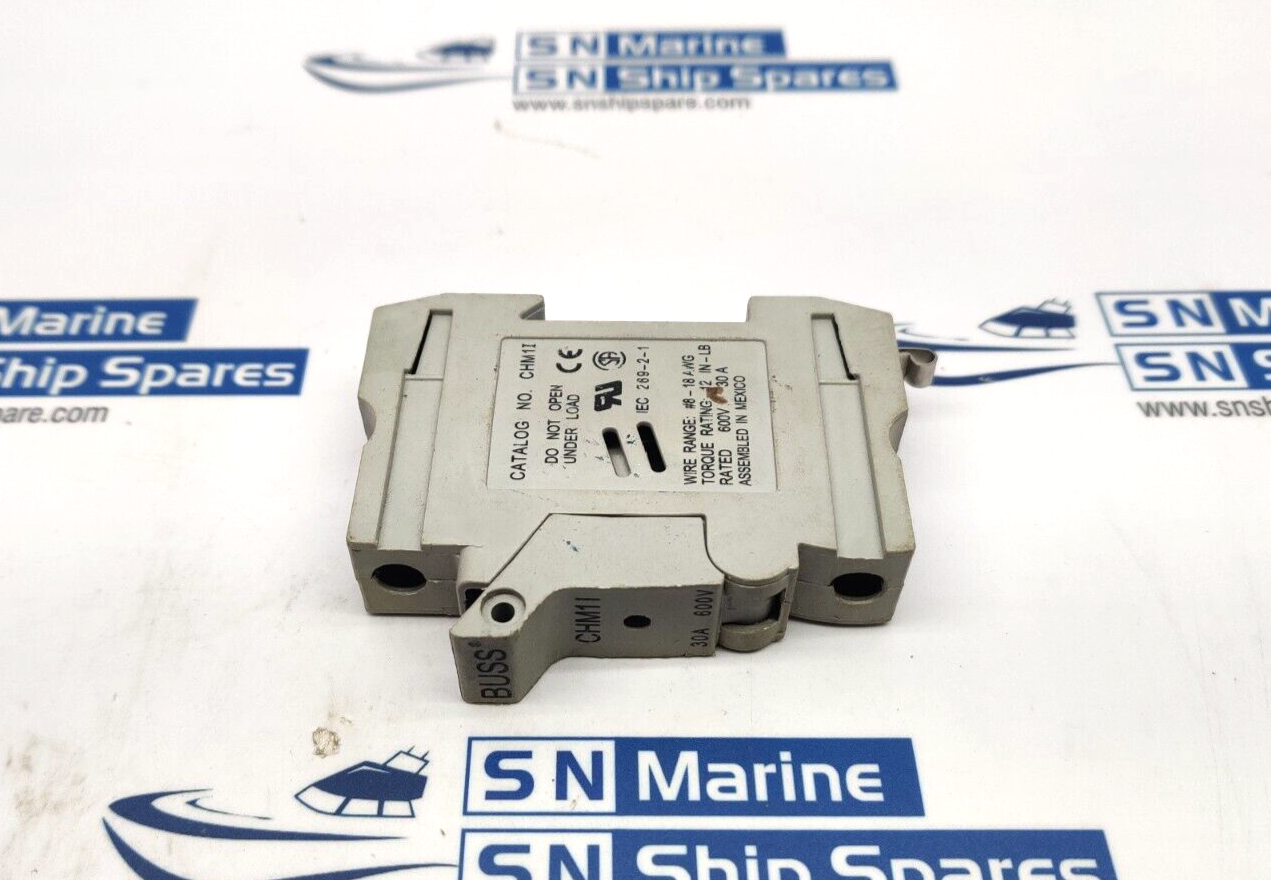 Bussmann CHM1I Fuse Block 30A 600V IEC 269-2-1 – S N Marine