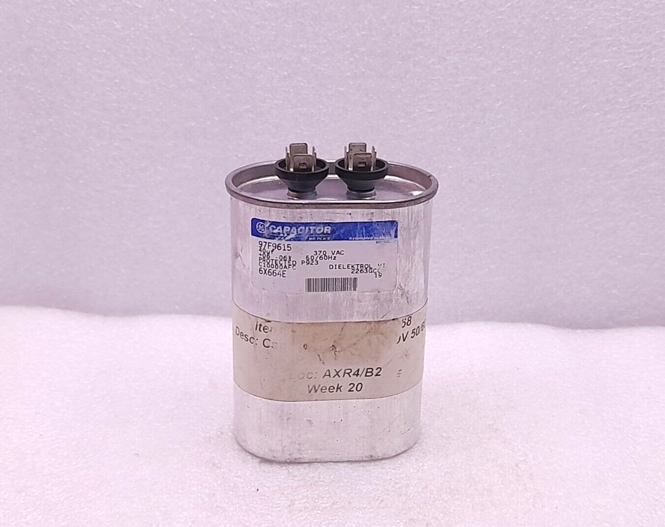 General Electric 97F9615 Capacitor 40µf 370VAC 50/60Hz – S N Marine