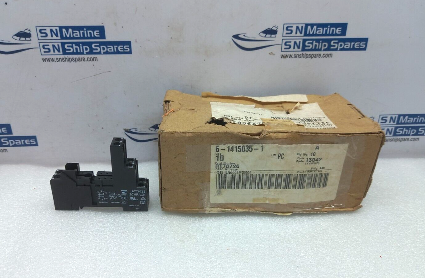 Schrack RT78726 Power Relay 8A/250VAC 10A/250VAC 6-1415035-1/ 4PCs In ...