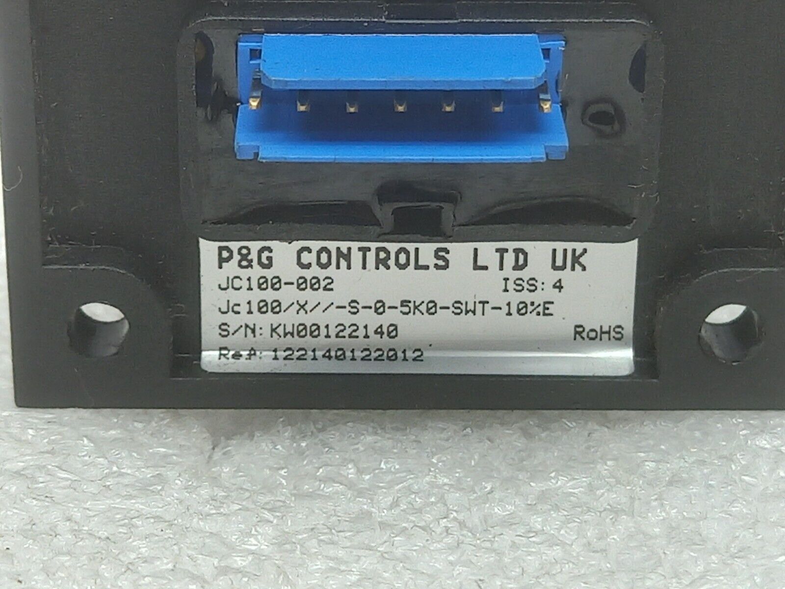 P&G Controls JC100-002 Proportional Joystick Jc100/x -S0-05K0-SWT-10%E ...
