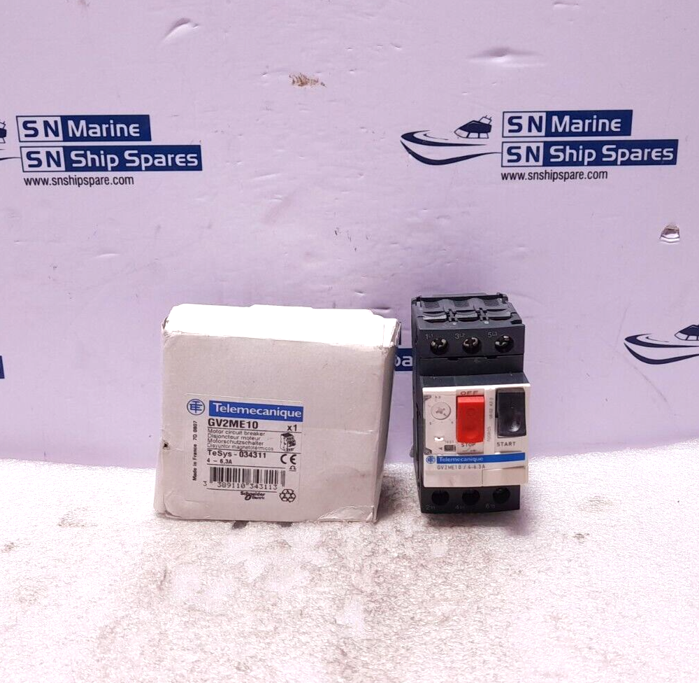 Telemecanique GV2ME10 Motor Circuit Breaker 4-6.3A – S N Marine